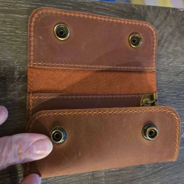 Personalized Leather Key Case, Leather Key Holder, Key Pouch Holder ...