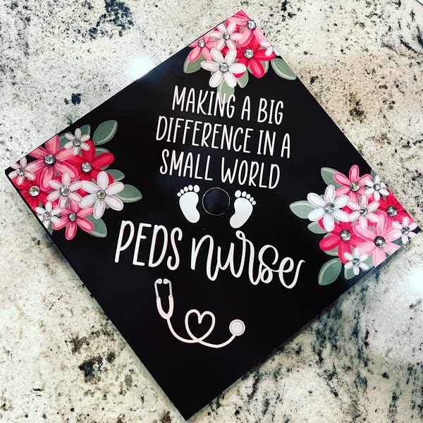 Custom "nicu Nurse" Graduation Cap Topper - Etsy