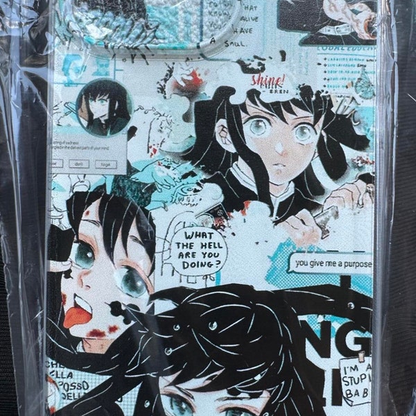 Japanese Comic Anime Manga Phone Case for iPhone 16 Promax iPhone 15 Pro iPhone 14 Mini Plus ...
