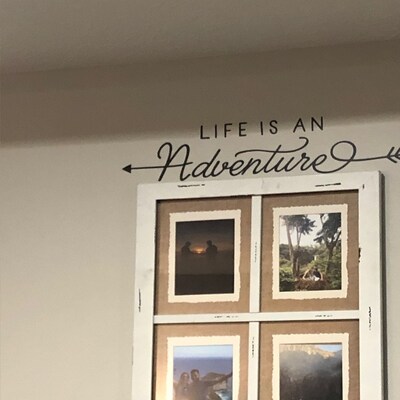 Adventure Wall Decal Life is an Adventure Arrow Vinyl Decal Adventure ...