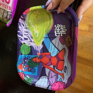 Trippy Nights Metal Rolling Tray Small 7 X 5.5 - Etsy