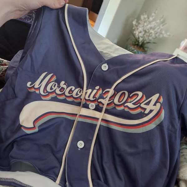 Personalized Team Name and Number Baseball Jersey, Custom Baseball ...