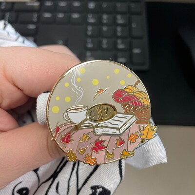 Limited Edition Autumn Row Counter Pin Hard Enamel Pin Knitters Flair ...