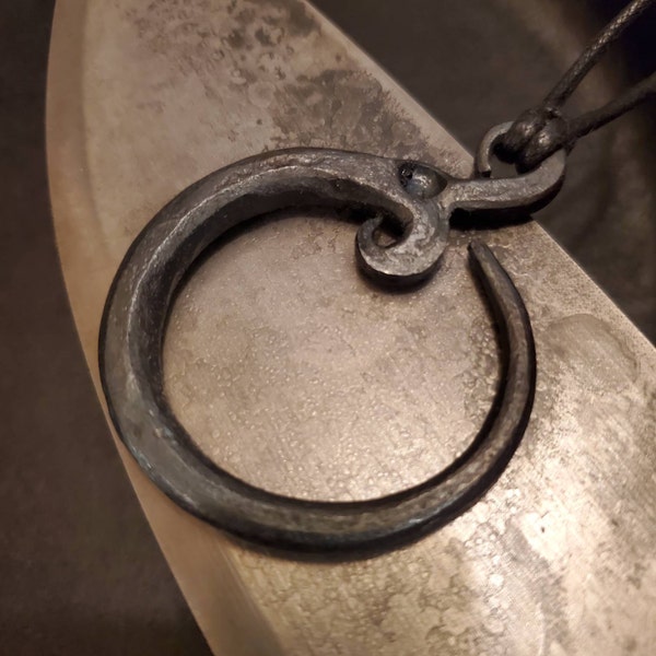 Midgard Serpent Pendant Norse Mythology Necklace Handmade Viking ...