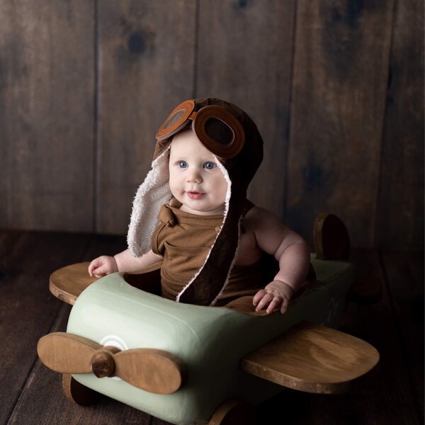 Plane Prop, Newborn Props, Flugzeug, Wooden Vintage Airplane, Photo ...