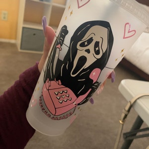 Scream Starbucks Cup Cute Halloween Spooky Design Scream - Etsy