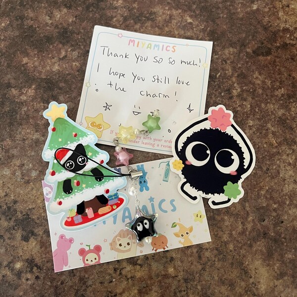 Soot Spirit Phone Charm - Etsy