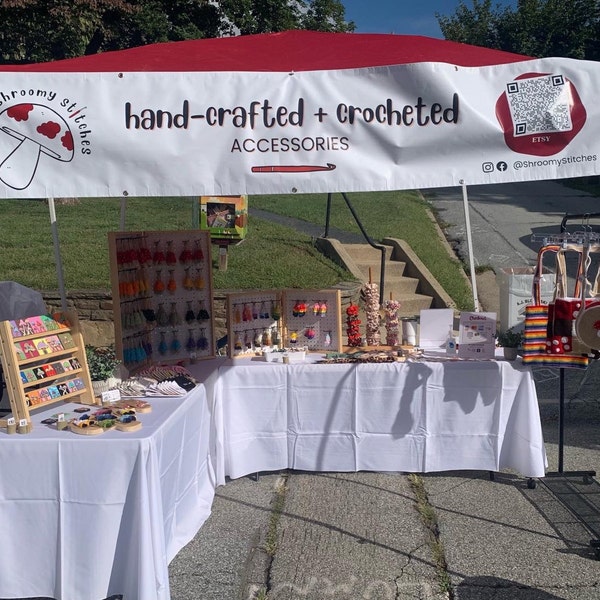 Custom Tent Banner for Trade Show, Craft Show or Event Sign, Your ...