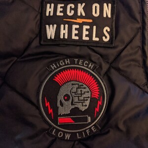 High Tech Low Life Patch - Etsy