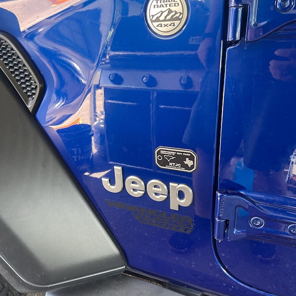 Custom Off-road Trail Badges for Jeep, Truck, Broncho, Chevy, Ford 4x4 ...