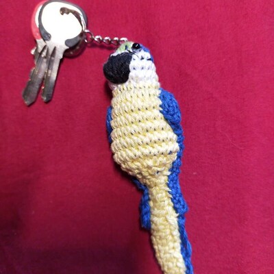 Mini-blue and Gold Macaw Pattern - Etsy