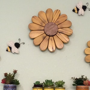 Set of 2 Mini Wood Bees-summer Decor-wood Bee Tiered Tray Decor ...