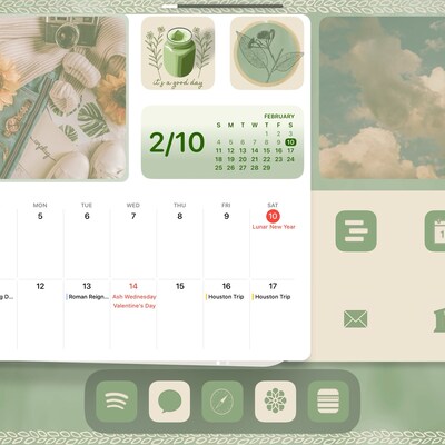 Aesthetic IOS 17 Theme Kit, iPad Wallpaper, iPhone Icons, Widgets ...