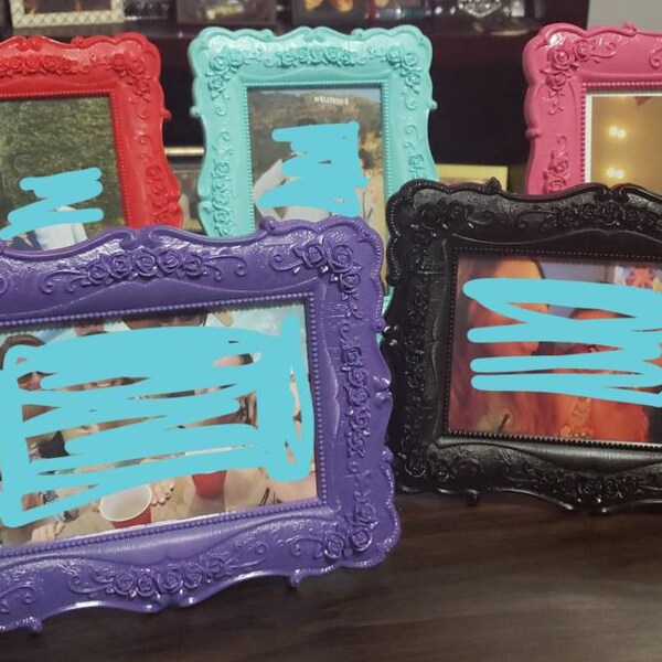 4x6 Picture Frames, 4x6 Frame, Fun, PLASTIC, Bright Colors, Red ...