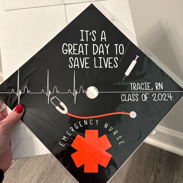 Custom social Worker Graduation Cap Topper, Social Work Graduation Cap ...