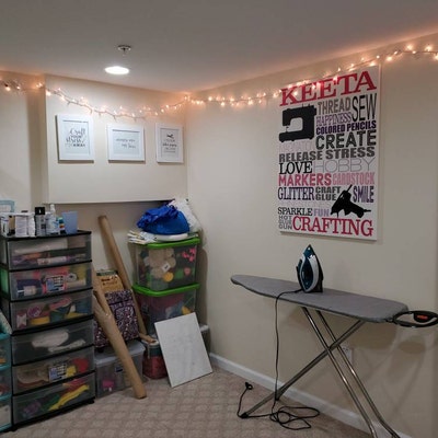 Crafter Typography Poster, Crafting Gift, Craft Artist Gift, Craft Room ...