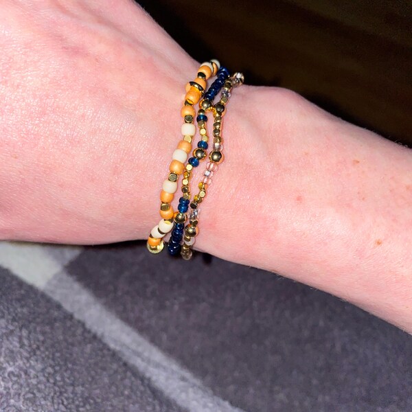 Custom Morse Code Bracelet Dainty Handmade Bracelet Personalized Gift ...