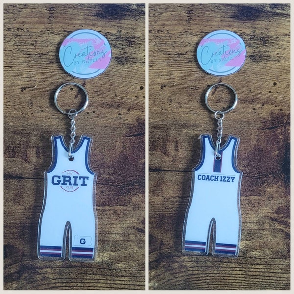 Wrestling Singlet Keychain Blank: Clear Acrylic DIY Craft - Etsy