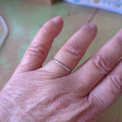 CUSTOM Morse Code Ring, Personalized Morse Code Ring, Any Word, Date ...