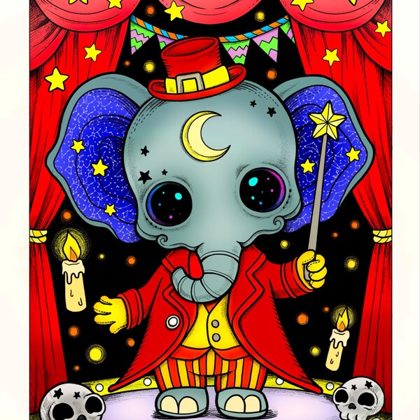 Spooky Cutie: Kawaii Creepy and Horror Coloring Book for Relaxing by ...
