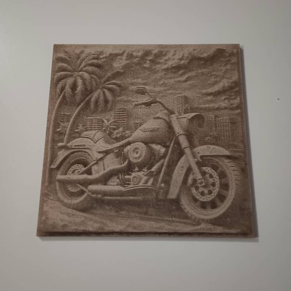 Laser Engrave PNG of a Farm Landscape With Tractor | 3D Illusion Laser ...