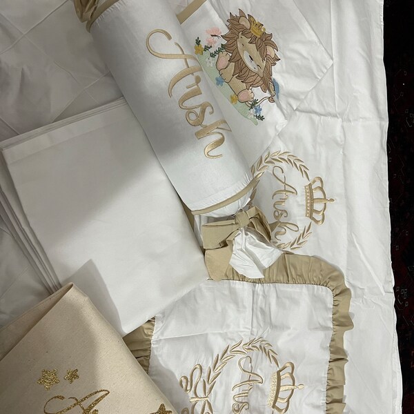 Duvet Covers | Crib Bedding Set | Your Baby Linens Set Personalized ...