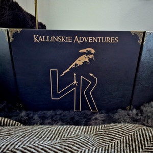 Dm Screen Dnd, Dungeon Master Screen Magnetic Wood, Custom Dm Screen ...