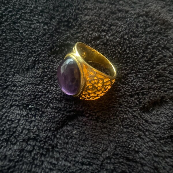 Gold Hindu God Ganesh Magic Ring From Deva Holy Place / Powerful Lucky ...