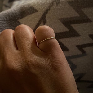 SALE 14k 10k Solid Gold Band Gold Midi Rings Gold Stacking - Etsy