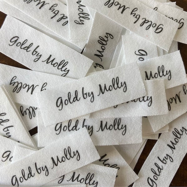 Sew-in Organic Cotton Name Tags – Custom Clothing Labels - Etsy