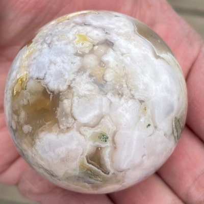 Black Flower Agate Sphere, Cherry Blossom Agate Sphere, Blue Flower ...