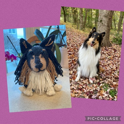 Rough Collie Amigurumi Crochet Pattern - Etsy