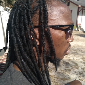 100 LOCS Standard Loc Extensions Handmade 100% Human Hair - Etsy