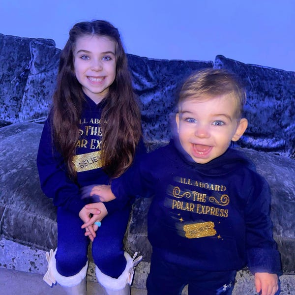 Polar Express Gift Box, Personalised Polar Express Box, Gift Reveal ...