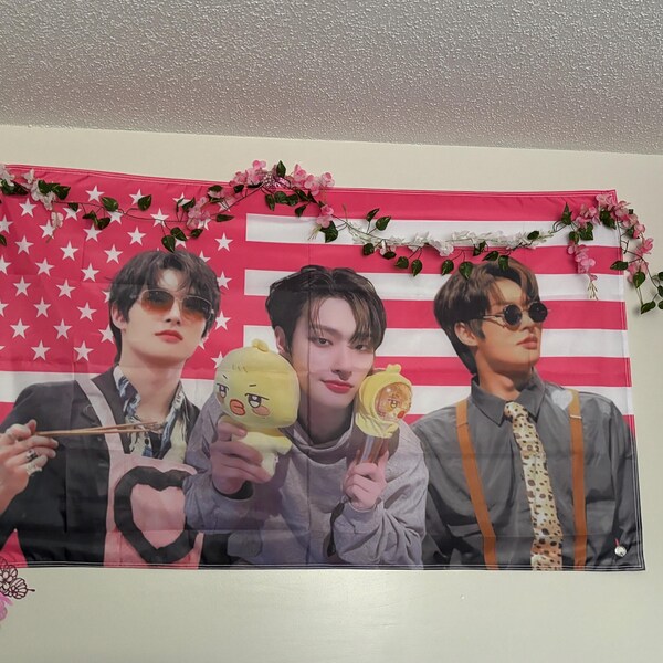 Rafe Cameron, Drew Starkey Photo Pink USA America Flag 3X5 Ft ...