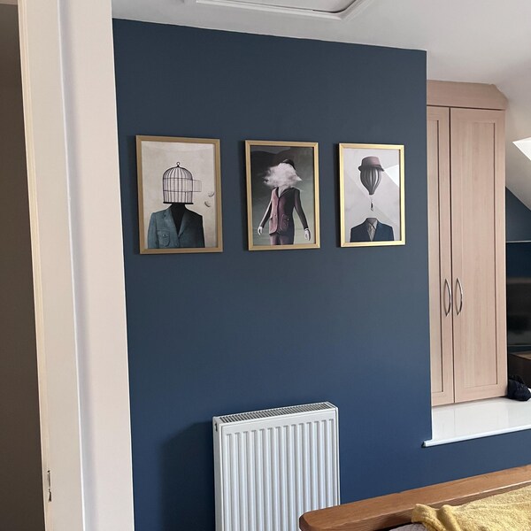 Punk Lion Portrait | Altered Vintage Punk Lion Portrait Wall Art Quirky ...