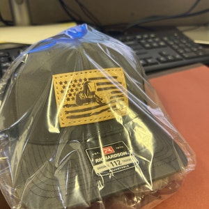 Lineman American Flag Leather Patch Hat Journeyman Lineman - Etsy