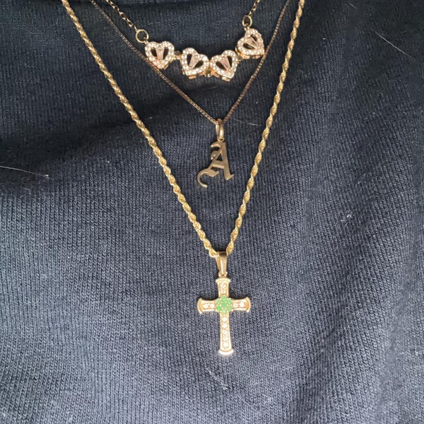 14k Gold Necklace, 14k Gold Chain, Solid Gold Necklace, Solid Gold ...