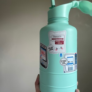 Will You Be My Cosign Funny Heparin Waterproof Vinyl Sticker Nurses ...