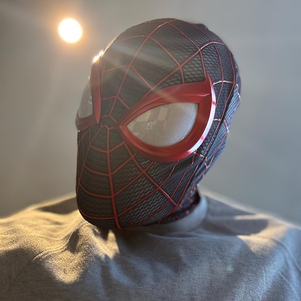 Spider Man 2 Black Mask, Amazing Spider Man, Cosplay, Halloween Gift ...