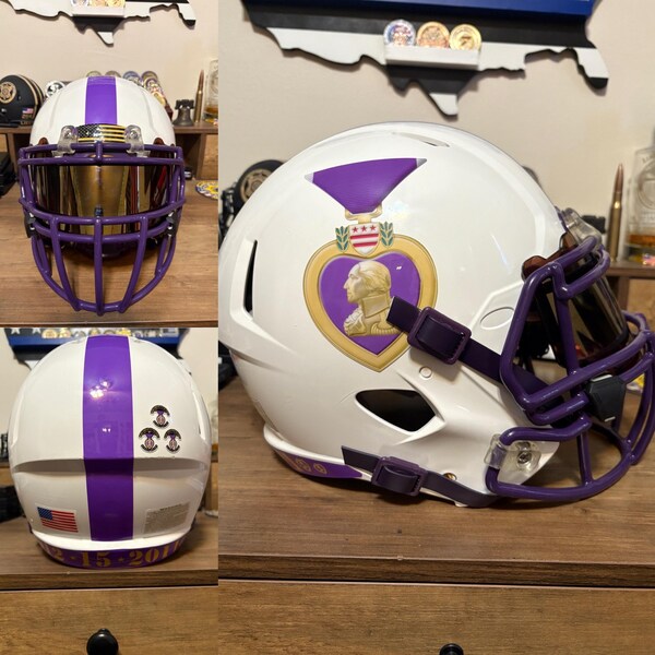 Custom 1 1/2 Inch Individual Helmet Numbers Dye Cut for Each Player ...