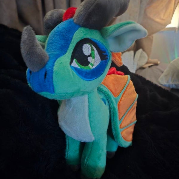 Custom Dragon Plush - Custom Dragon Plushie - Custom Plushie - Custom ...
