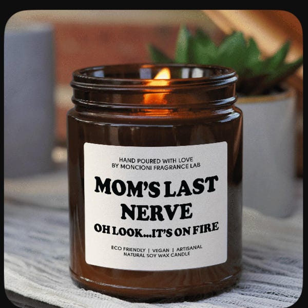 Mom's Last Nerve, Mom Gift From Daughter, Mother's Day Gift, Funny Gift ...