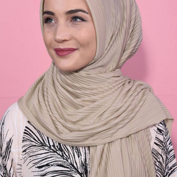 Chiffon Shawl With Neck Bonnet Hijab Islamic Clothing Turkish Dresses ...