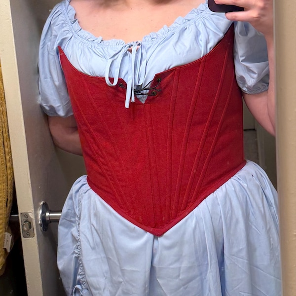 Strapless Corset Top, Custom Color, Historybounding Corset, Historical ...
