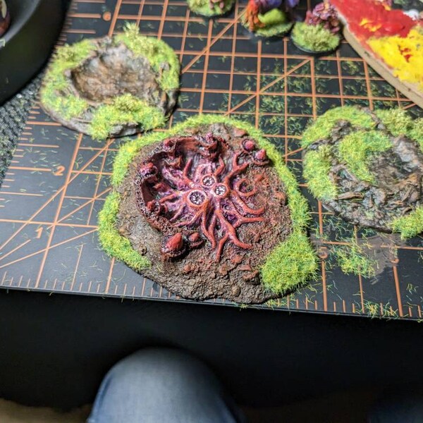 Tyranid Army/ Battlefield Terrain, Infestation Nodes Markers. - Etsy