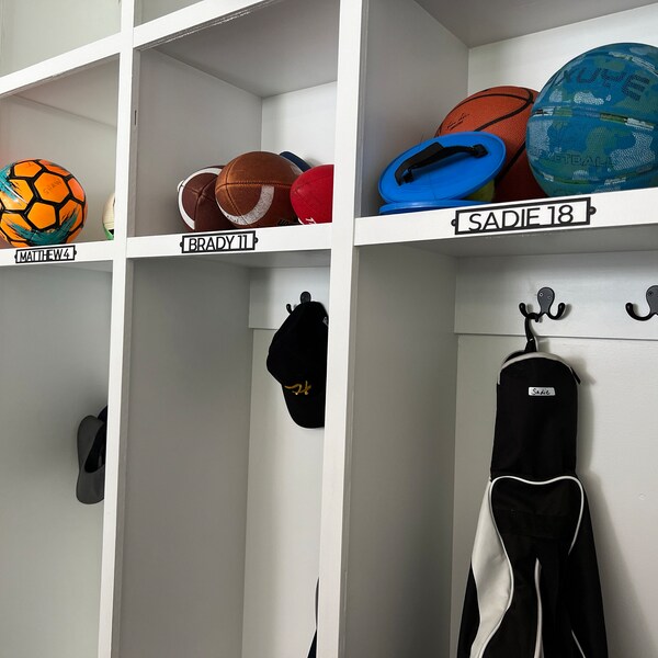 Small Locker Metal Names Entry Decor Name Locker Name Tree Hall Small ...