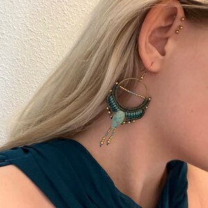 Tiara Diadem Collier Mikro Makramee Spirituell - Etsy.de