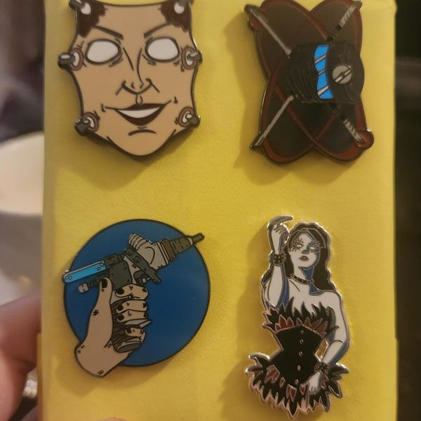 Repo the Genetic Opera Enamel Pin, Horror Movie Pin, Goth Lapel Pin ...