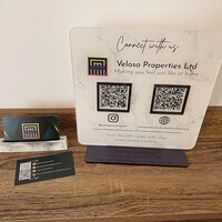 Mini QR Display Sign - Etsy